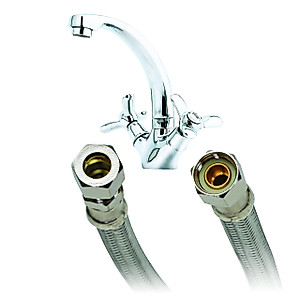 Fluidmaster Stainless Steel Faucet Supply Line B8F16