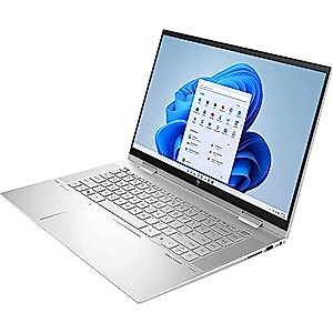 2022 HP Envy X360 2-in-1 15.6" FHD Touch-Screen Laptop | 11th Generation Intel Core i5-1155G7 | 16GB DDR4 | 512GB SSD | Backlit Keyboard | Fingerprint | Windows 11 | with Mouse Pad Bundle