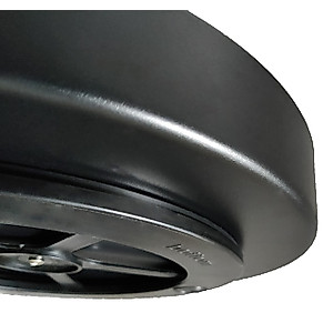 Fineget Spinning Large Metal Spice Rack Organizer for Cabinet Kitchen lazy Susan Rotating Turntable Countertop Vertical Storage Rack Self Black Single Layer