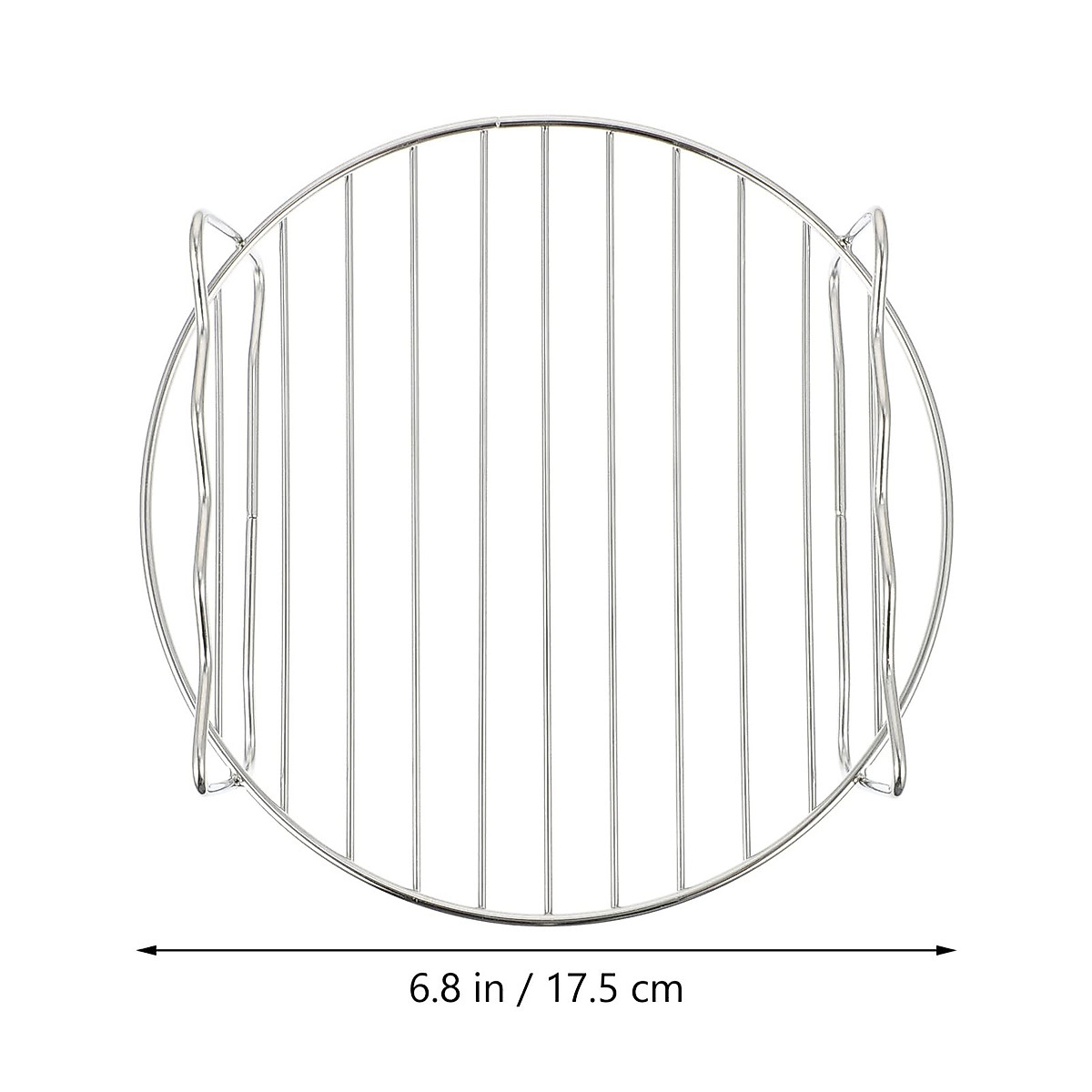 SHERCHPRY Air Fryer Cooking Rack Stainless Steel Steamer Rack 7 Inch Air Fryer Rack Cooking Steaming Cooling Racks Grill Basket for Air Fryer Pressure Cooker Accessories Veggie Steamer