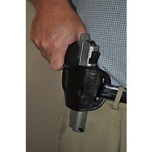 Black Leather Gun Holster for Beretta Cougar 8000 Series