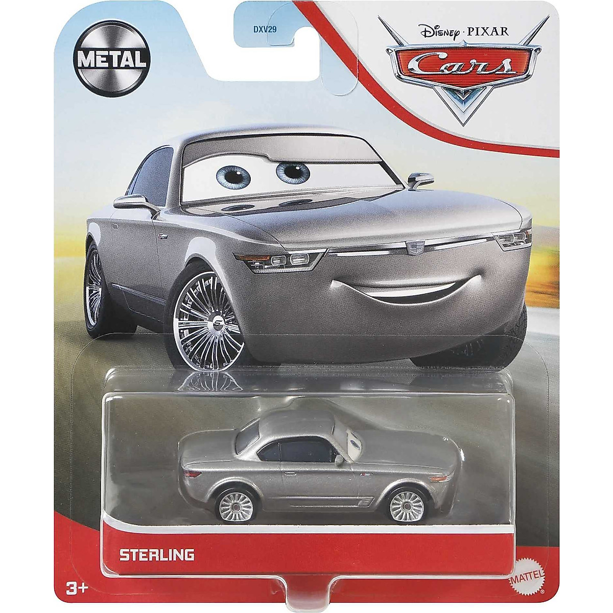 Disney Cars Toys and Sterling, Miniature, Collectible Racecar Automobile Toys Based on Cars Movies, for Kids Age 3 and Older, Multicolor