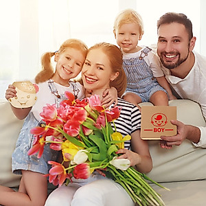 Dengyi Baby Tooth Box, Kids Keepsake Organizer for Baby Teeth, Wooden Tooth Fairy Box for Boy or Girl to Keep the Wonderful Childhood Memory (Girl)