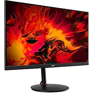 Acer Nitro XV252Q Zbmiiprx 24.5" Full HD (1920 x 1080) IPS Zero-Frame FreeSync Premium Gaming Monitor, DisplayHDR400, 99% sRGB, Up to 280Hz, Up to 0.5ms (Display Port & 2 x HDMI 2.0 Ports), Black