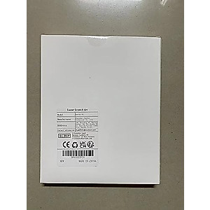 GOMANCHE 48 Pcs Easter Scratch Crafts for Kids, Rabbit Bunny Carrot Easter Egg Rainbow Scratch Paper Ornaments with Wooden Stick and Ribbon for Easter Party Favors