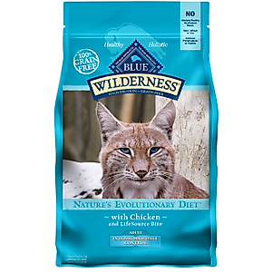 Blue Buffalo, Wilderness Adult Indoor Hairball Control Cat Food Chicken, 64 Ounce
