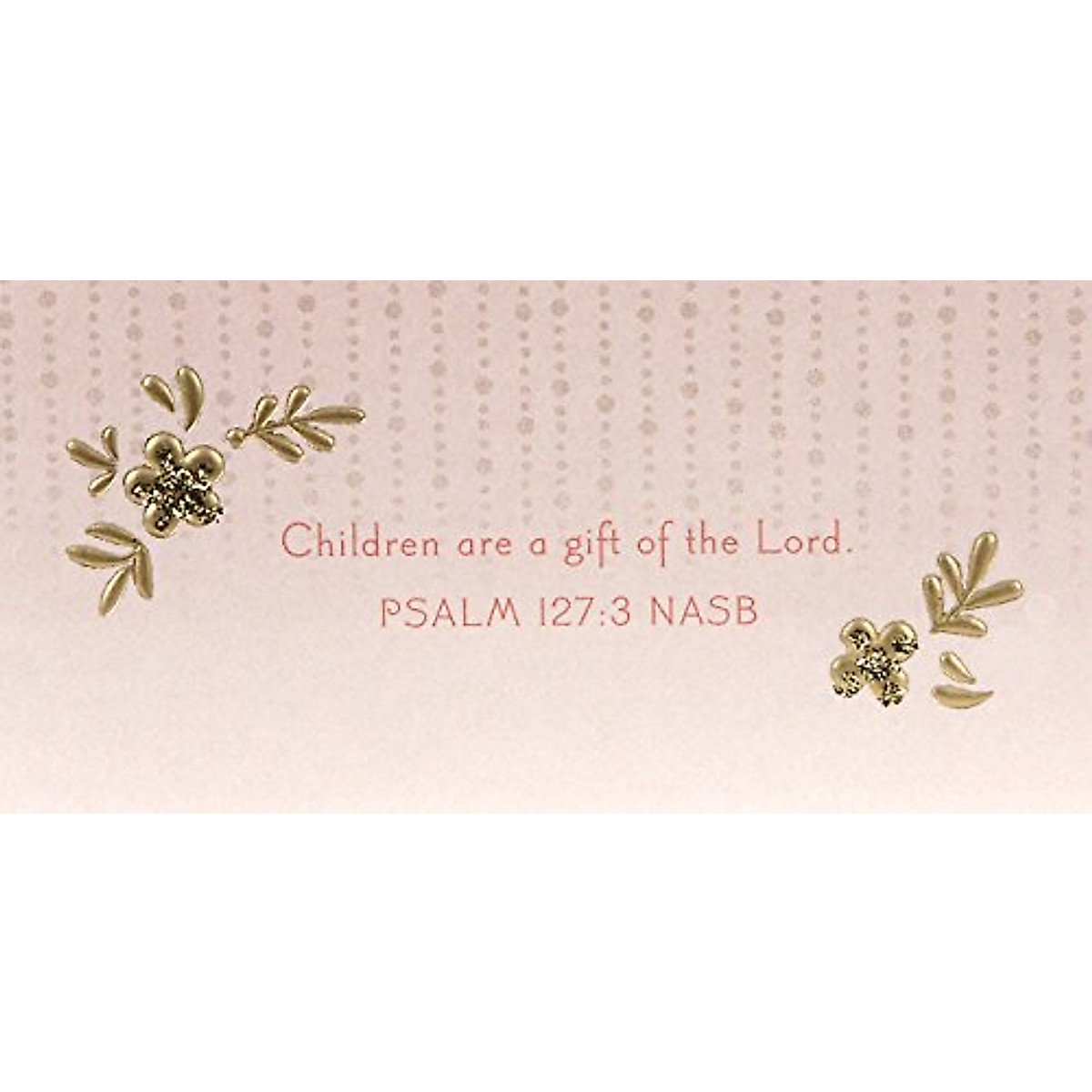 Dayspring Baptism Greeting Card for Baby Girls (Baby Feet) (0399RZA1004)