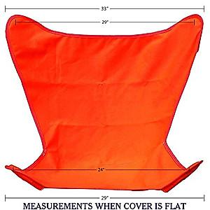 Butterfly Chair Replacement Covers Heavy Duty 14oz Cotton Duck Material Indoor/Outdoor (006194-Natural)