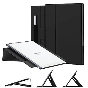 E NET-CASE Slim Lightweight Case for Remarkable 2 10.3" 2020, 360 Degree Rotating Protective Remarkable Tablet, Remarkable 2 Tablet with Pencil Holder, Not Fit Remarkable 1 (Black)