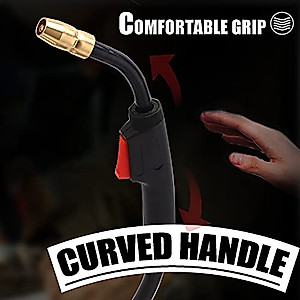 MULMART 15 FT H100S2-10 (245924) H-10 MIG Welding Gun 100Amp Welding Torch Stinger Replacement for Hobart Handler 130XL, 135, 140, 175, 187 and AutoArc XLT142 & XLT182