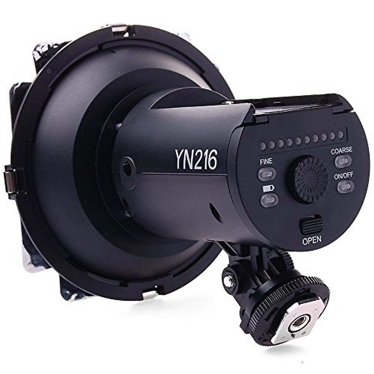 YONGNUO YN216 YN-216 LED Video Light with Adjustable 3200K-5600K Color Temperature and 4 Color Plates for Canon Nikon DSLR Cameras