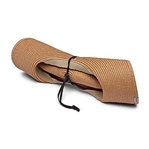 Columbia Women's Global Adventure Packable Hat II, Sun Protection, Straw, Small/Medium