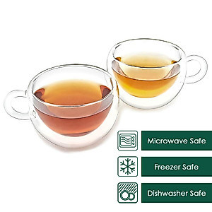 VAHDAM, Perfect Serve Tea Spoon & Shimmer Double Walled Insulated Cup (Set of 2)
