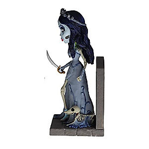 Royal Bobbles Corpse Bride Emily Bobblehead, Premium Polyresin Lifelike Figure, Unique Serial Number, Exquisite Detail