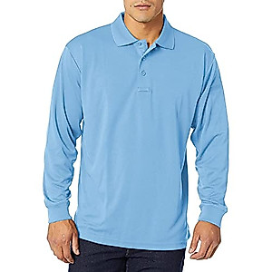 Propper Men's Standard Uniform Polo-Long Sleeve, Light Blue, X-Small