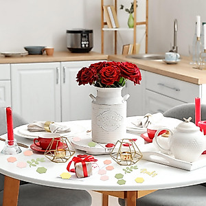 Baby Shower Confetti, 350 Pcs Baby Shower Decorations Confetti Champaign Gold Ivory Sage Green Eucalyptus Hexagon Confetti Table Scatter Confetti for Ice Cream Theme Party Birthday Party Wedding