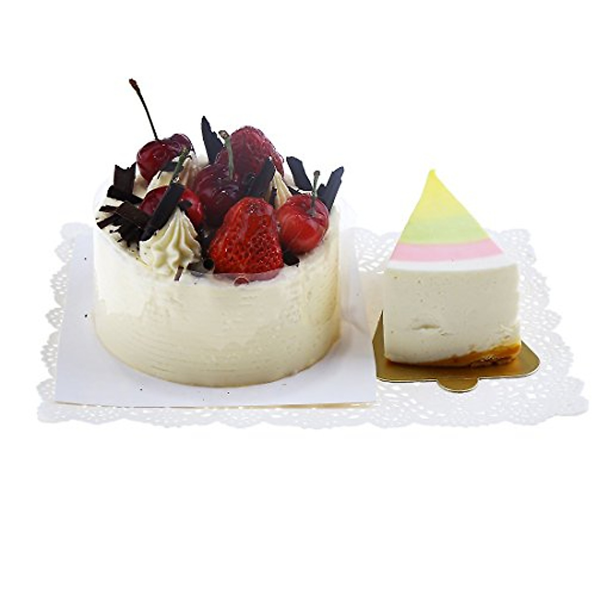 DECORA 9X6.5 Inch Rectangle White Paper Doilies for Birthday Party Wedding Tableware Decoration,Pack of 200