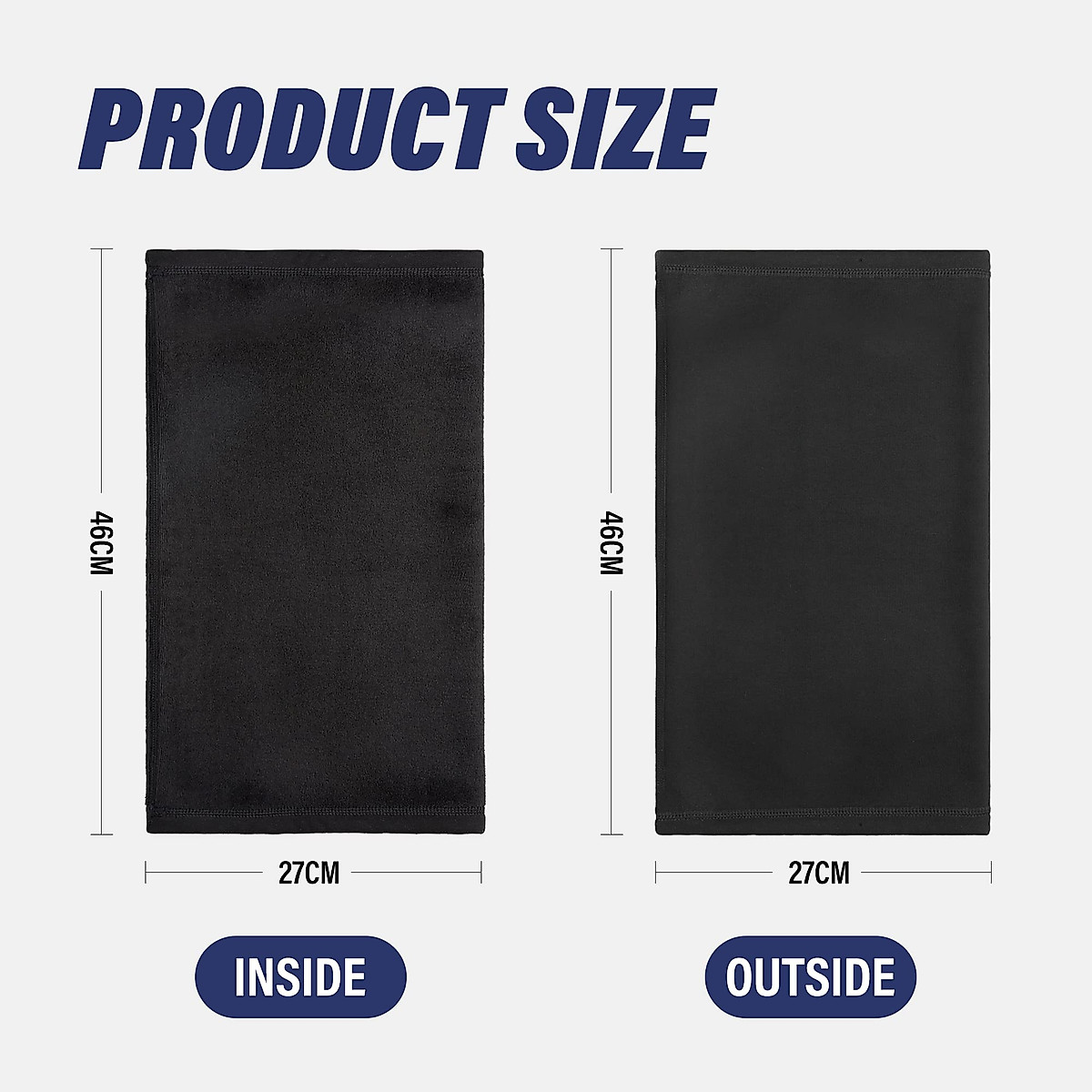 SUNMECI Neck Gaiter Warmer Ski Scarf Windproof Mask - Thick Fleece Neck Warmer Cold Weather Face Mask