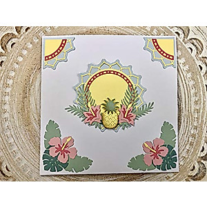 Sizzix Tropical Elements Dies, One Size, Multicolor