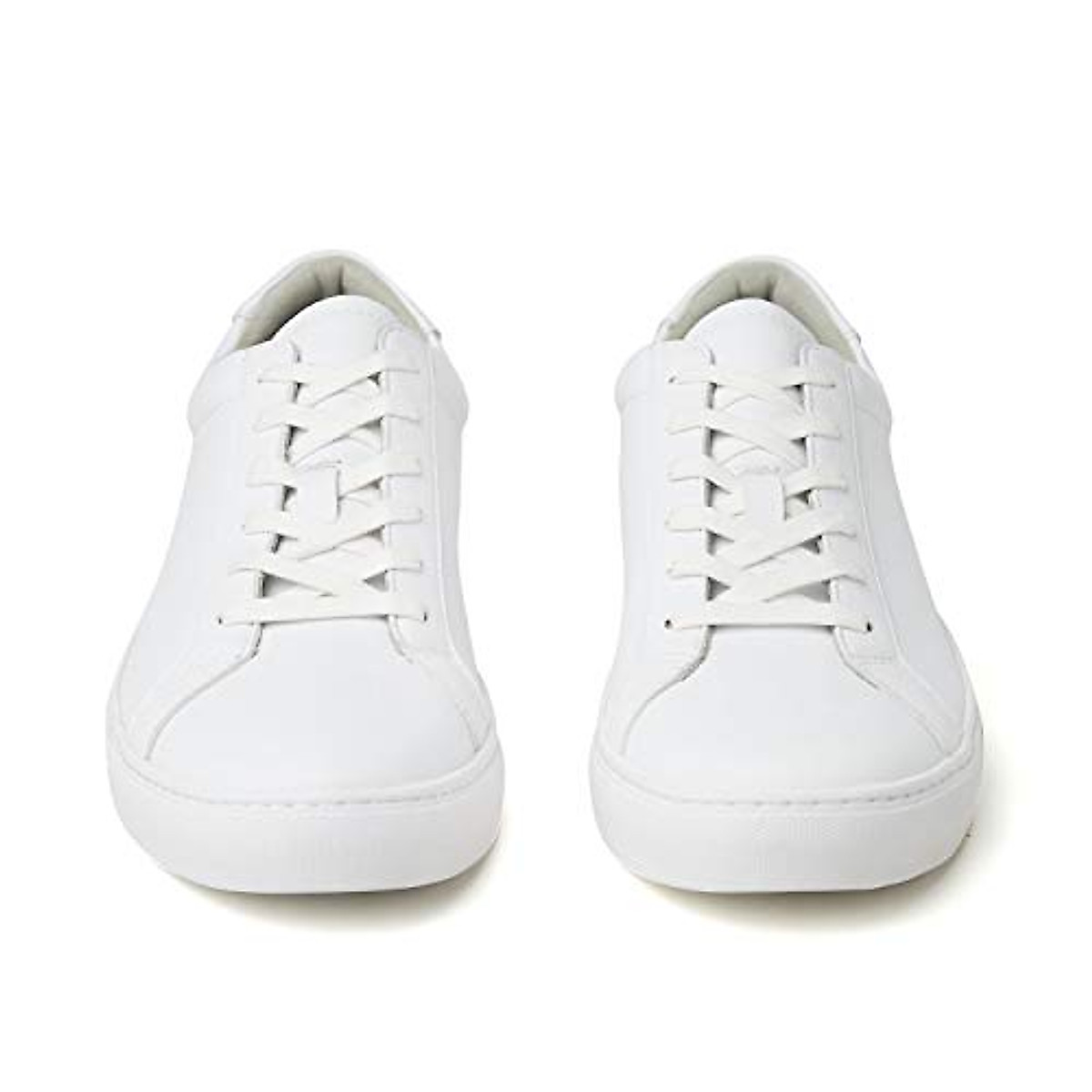 Voet Men's Milo Vegan Leather Classic Casual Fashion Sneaker, White, 10