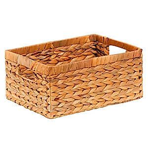 CENBOSS Woven Storage Baskets (Natural, Large, 1PC)