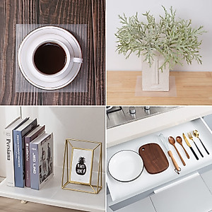 ZOFGENOW Shelf Liner Non-Slip Cabinet Liner and Drawer Liner, 12 in x 25 FT Non Adhesive Washable Oil-Proof for Kitchen Cabinet, Shelves, Refrigerator, Storage, Desks Clean