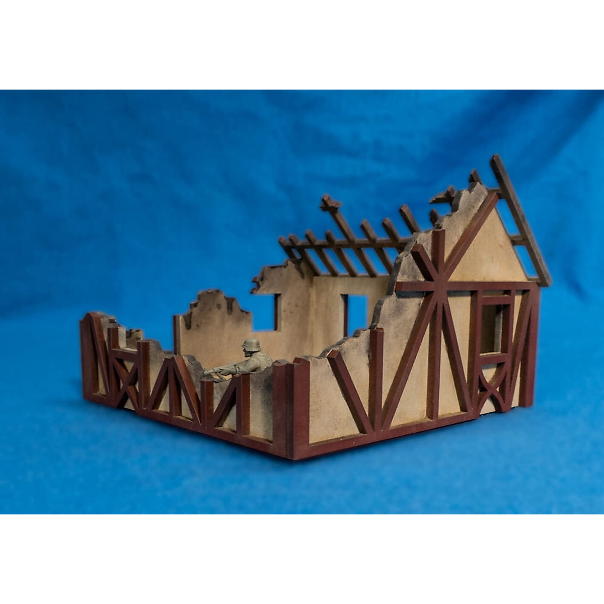 GameCraft Miniatures 28mm Small Half Timber House - 28MMDF550