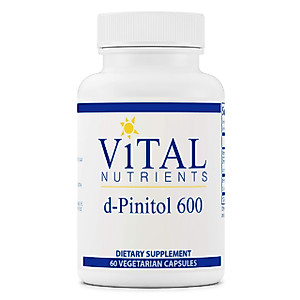 Vital Nutrients - D-Pinitol - For Maintenance and Support of Ovarian Health - 60 Vegetarian Capsules per Bottle - 600 mg
