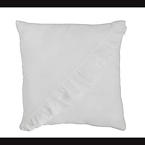 Laura Ashley Home - Queen Comforter Set, Reversible Cotton Bedding, Includes Matching Shams with Bonus Euro Shams & Throw Pillows (Madelynn Pastel Blue, Queen)