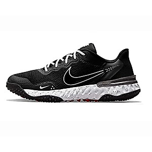 Nike Alpha Huarache Elite 3 Baseball Turf Shoes Black | White Size 9
