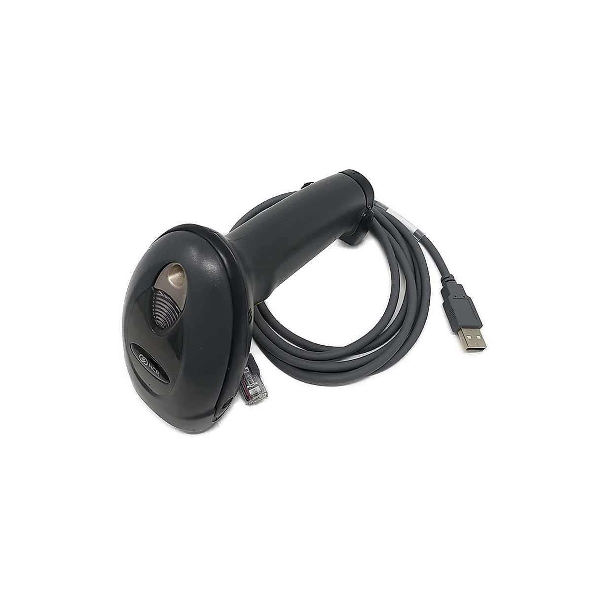 MOTOROLA, DS4208, USB KIT, Includes Scanner (DS4208-SR00007WR) and 7 Foot Straight Shielded USB Cable (CBA-U21-S07ZAR), Black - Model#: DS4208-SBZU0100ZWR (Renewed)