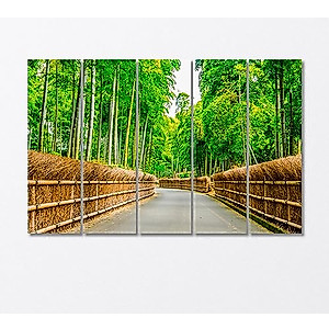 Bamboo Forest Canvas Print 1 Panel / 36x24 inches