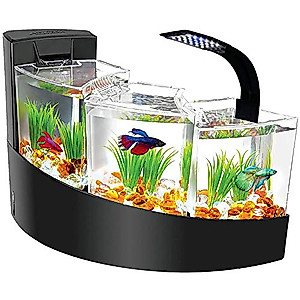 Seven Master Aquarium Clip-On LED Light Clamp Fish Tank Light (Black)