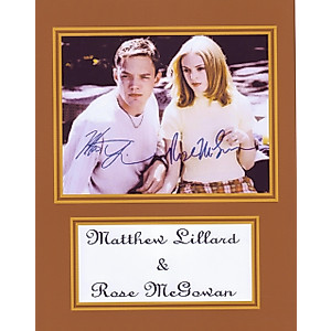 Kirkland Rose McGowan and Matthew Lillard 8 X 10 Photo Autograph on Glossy Photo Paper