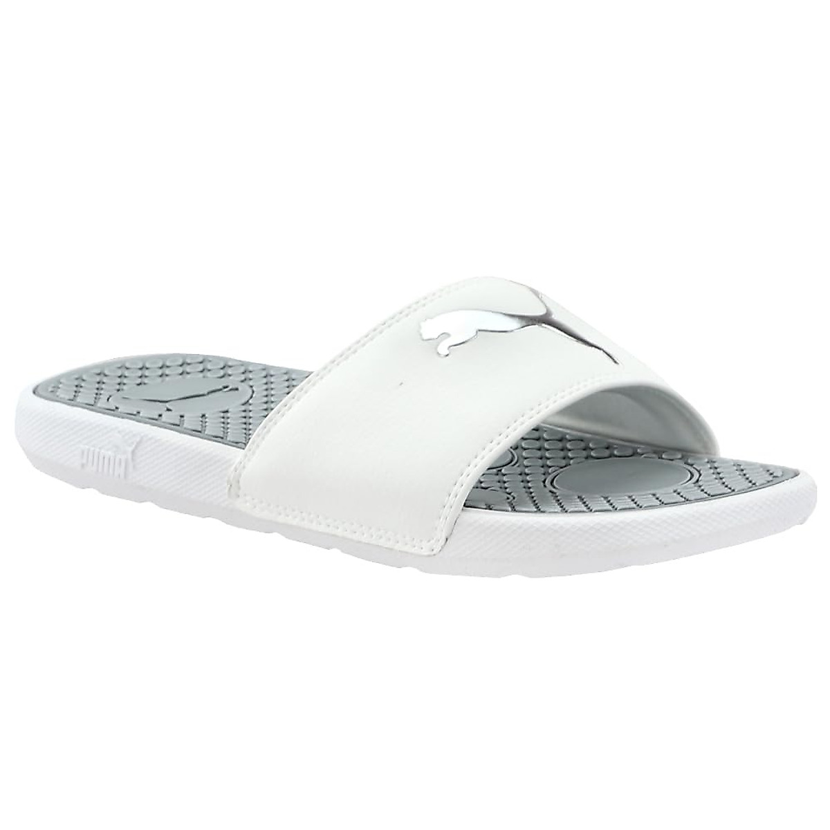 PUMA Womens Cool Cat Sport Slide Sandals Sandals Casual - White - Size 5 B