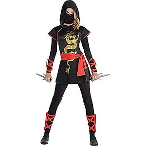 Ninja Warrior Women's Costume - Medium (6-8) - Stunning Multicolor Outfit Perfect For Halloween, Costume Parties & More - 1 Set