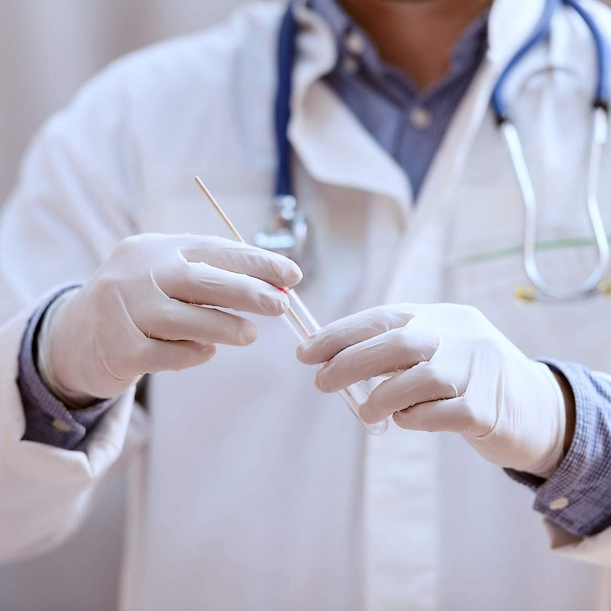 AroPaw New Disposable Latex Gloves, Powder Free 10 Boxes 1000 Gloves (Large)