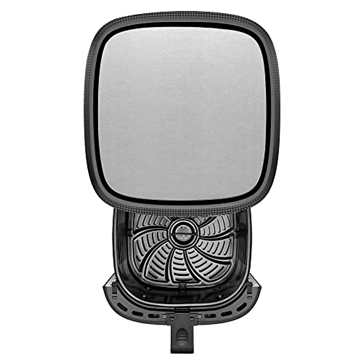 Touch Digital Air Fryer, 5 Qt, Stainless Steel, With 4 Built-in Cooking Functions, Built-in LED, Intuitive Digital Control, Suitable For Dining Room or Kitchen Etc, Silver