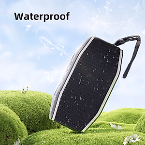 Bluetooth Speaker, Portable Bluetooth Speakers, IPX7 Waterproof Wireless Speaker with Colorful Flashing Lights, Stereo Sound, Deep Bass, TWS Dual Pairing, Built-in Mic, for Home, Party, Outdoor, Beach