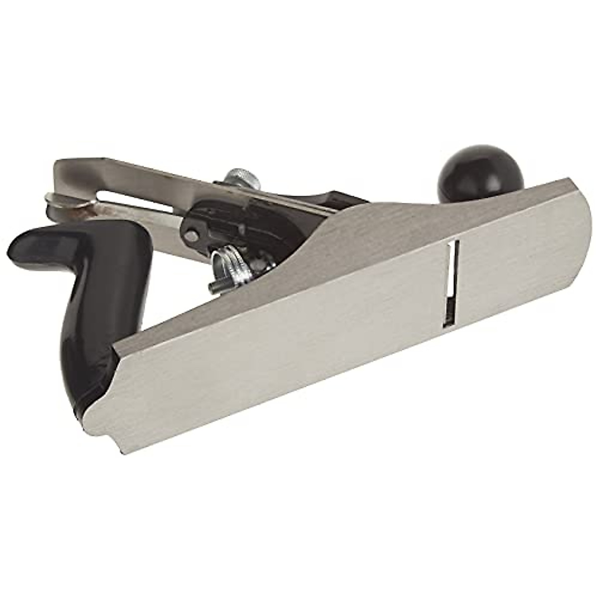 GreatNeck C4 Bench Jack Plane (9 Inch), 2 Inch Cutter, Adjustable to Control the Blade, Cast Iron Body, Quality Plastic Ergonomic Handles