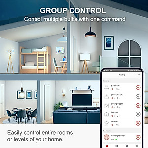 Sengled Smart Light Bulbs, WiFi Light Bulbs No Hub Required, Smart Bulbs That Work with Alexa, Google Home, Smart LED Light A19 Daylight (5000K), 800LM 60W Equivalent, 2 Pack