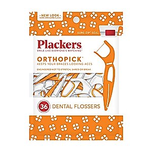 Plackers Ortho Picks Size 36ct Pack of 6