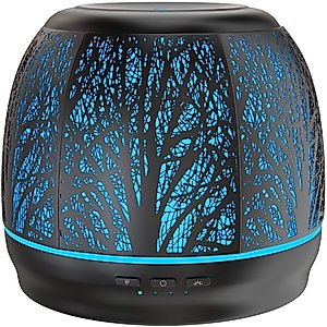 Aroma Outfitters Large Iron Essential Oil Diffuser | Aromatherapy Diffuser That Purifies Air | Ultrasonic Humidifier 7 Color LED Lights | Home Essentials | Scent Diffuser | Large Water Tank of 500mL