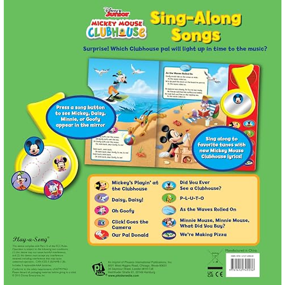 Mickey Mouse Clubhouse - Surprise Mirror Sound Book: Sing-Along Songs - PI Kids (Play-A-Song)