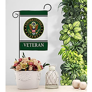 USA Decoration Army Veteran Garden Flag Armed Forces Rangers United State American Military Retire Official House Decoration Banner Small Yard Gift Double-Sided, 13"x 18.5", Made in USA