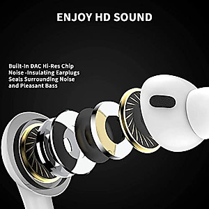 USB C Headphone for Google Pixel 7 Pro 7a 6a 6 5 5G,HiFi Stereo Bass in-Ear Type C Earphone Noise Canceling Earbuds with Microphone Volume Control,USB C to 3.5mm Adapter for Samsung S23 Ultra S22 S21