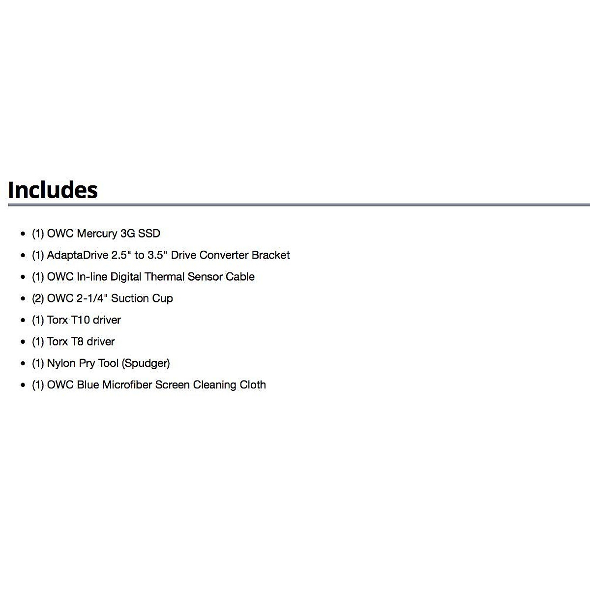 OWC 500GB 3G SSD and HDD DIY Complete Bundle Upgrade Kit for Late 2009-2010 iMacs, (OWCKITIM09HE500)