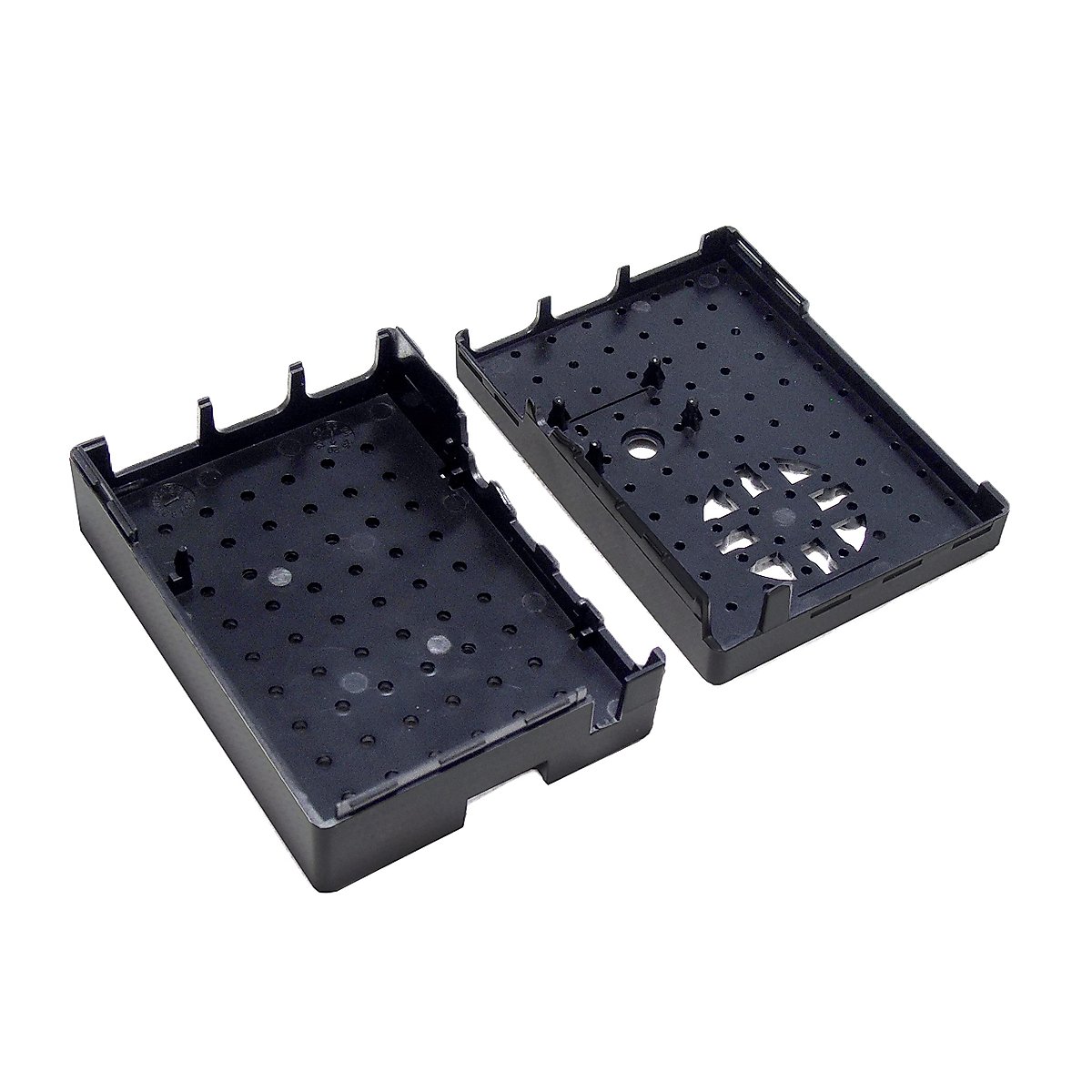 Raspberry Pi 4 Case - Pi-Blox Enclosure (Black)