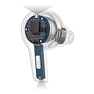 JLab JBuds Air Executive True Wireless Bluetooth Earbuds + Charging Case - Black - C3 Calling with Dual Microphones - Long Travel Playtime - Bluetooth 5.0 Connection - 3 EQ Sound Settings