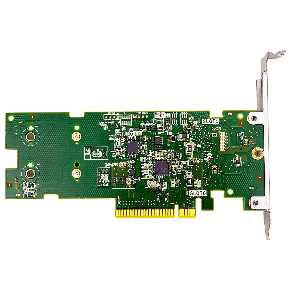 PCIE X8 to M.2 BOSS Adapter Card Replacement for Dell PowerEdge R740 7HYY4 07HYY4 Boot Optimized Storage 22x80（ SSD Not Included）